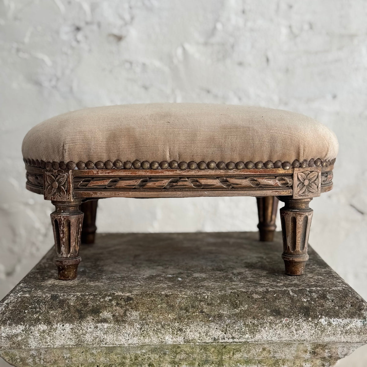 19th Century French Footstool – Old Whyte Interiors